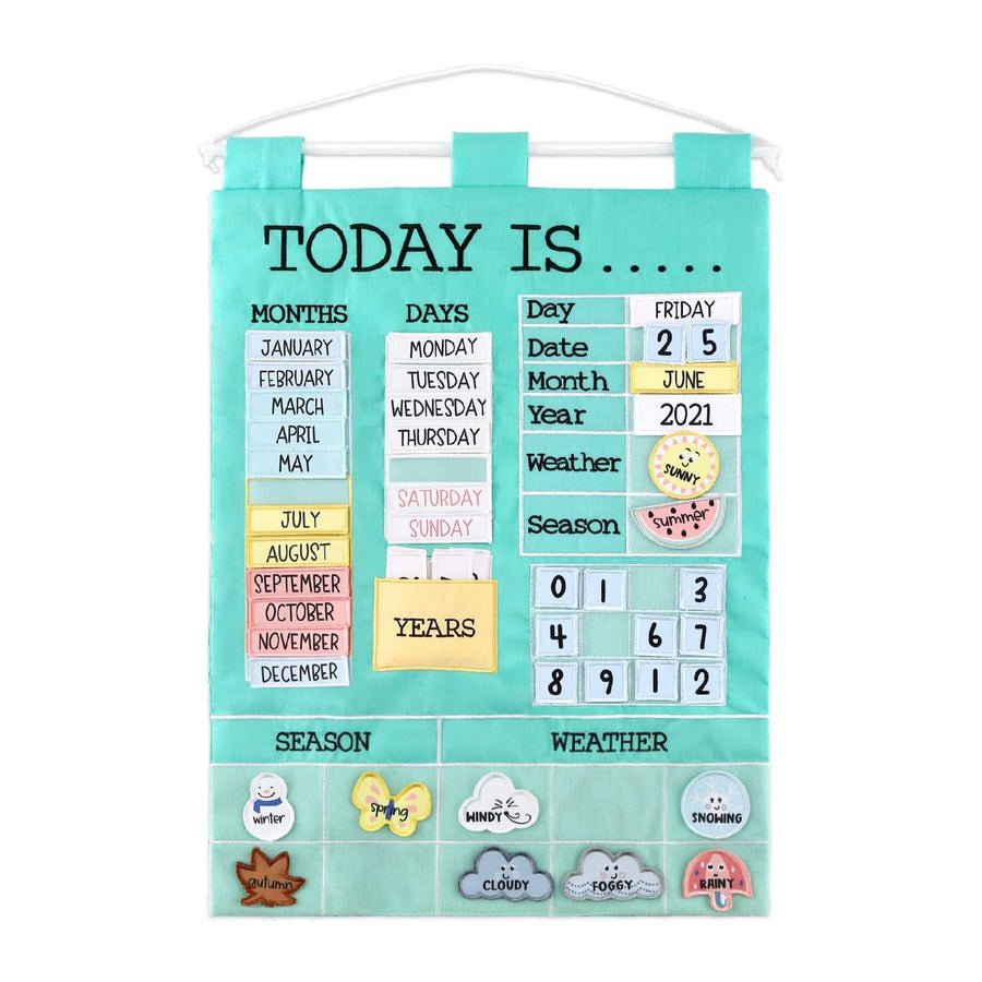 Today Is Children's Learning Calendar, Interactive